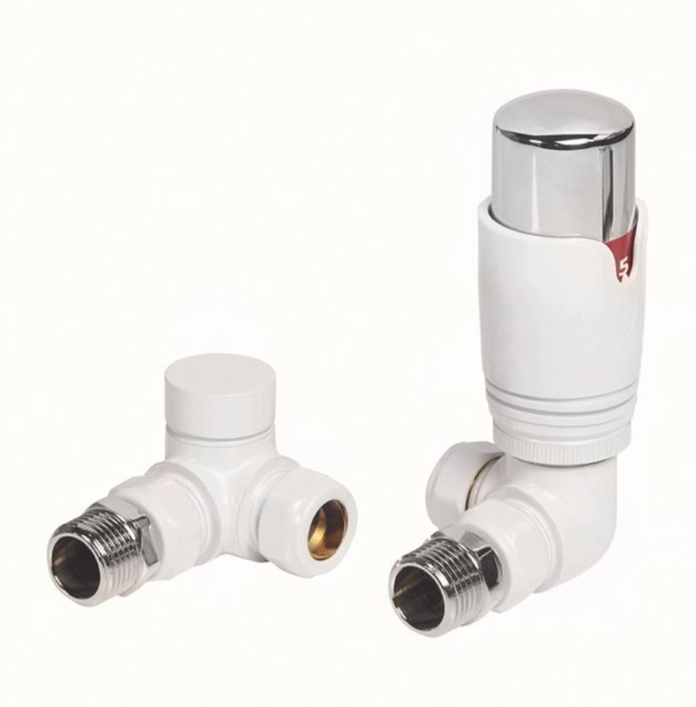 Angled TRV and Lockshield Set