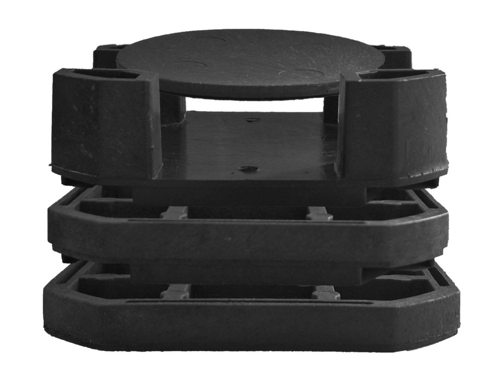 Acuphon IsoPhon Acoustic Cradle/ Support Joist Pedestal 45 with 20mm ...