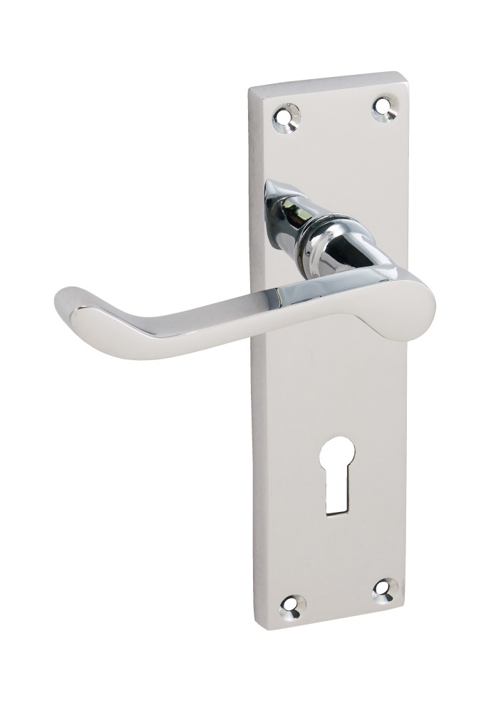 Frisco Scroll Door Handle Set