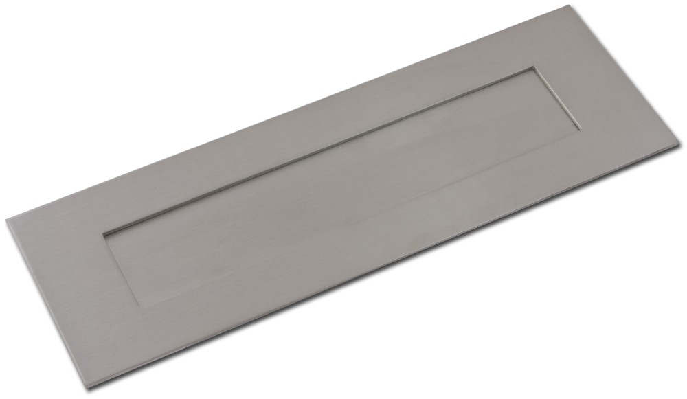 Frisco Concealed Steel Letter Plate - 330mm x 110mm