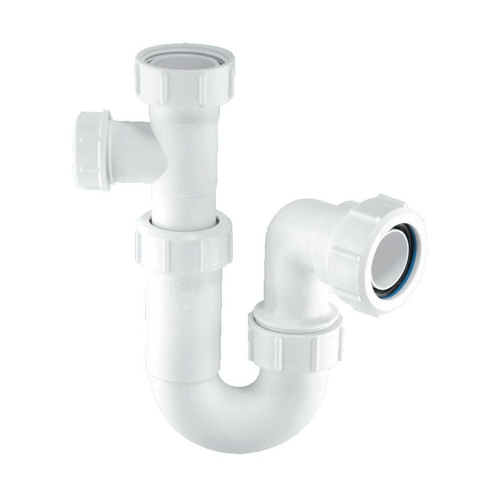 McAlpine Tubular Swivel Basin Trap with 19/23mm Pipe Connection