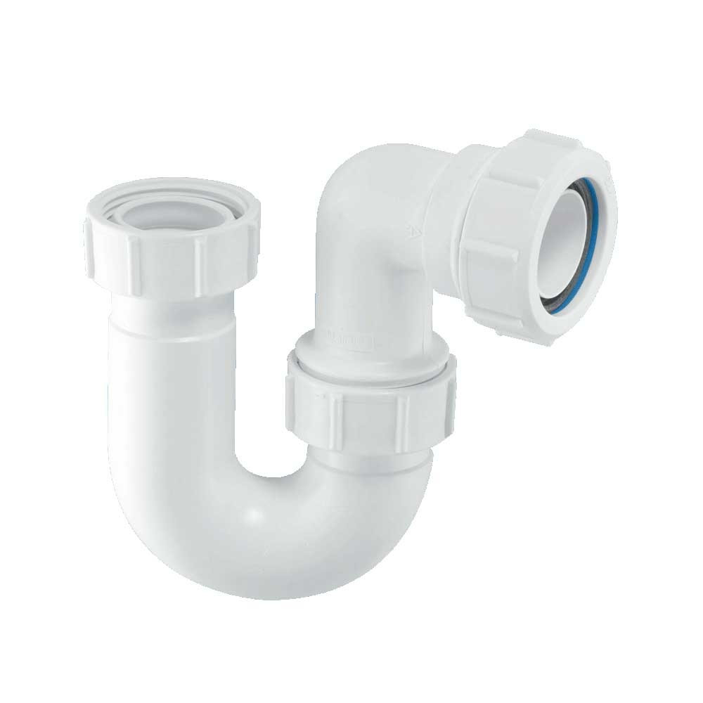 McAlpine Tubular Swivel Low Inlet P Trap