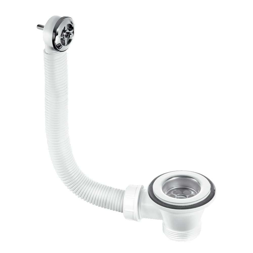 McAlpine Vanity Basin Combined Waste and Overflow (Nut/Bolt Connection)