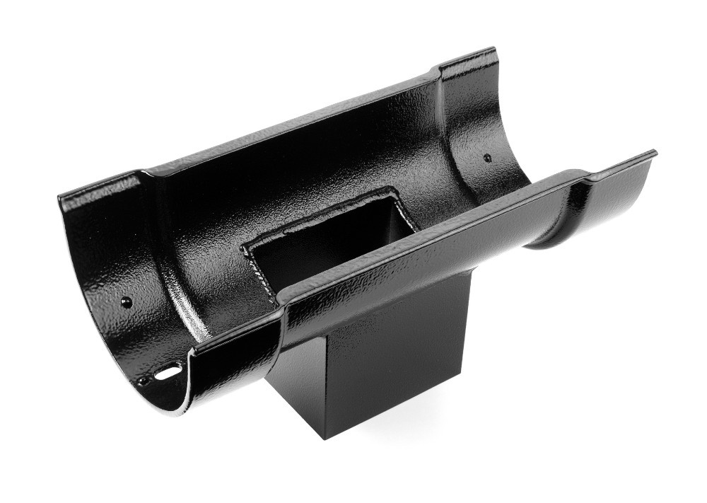 Heritage Gutters Double Socket Running Outlet With Spigot - Beaded Half ...