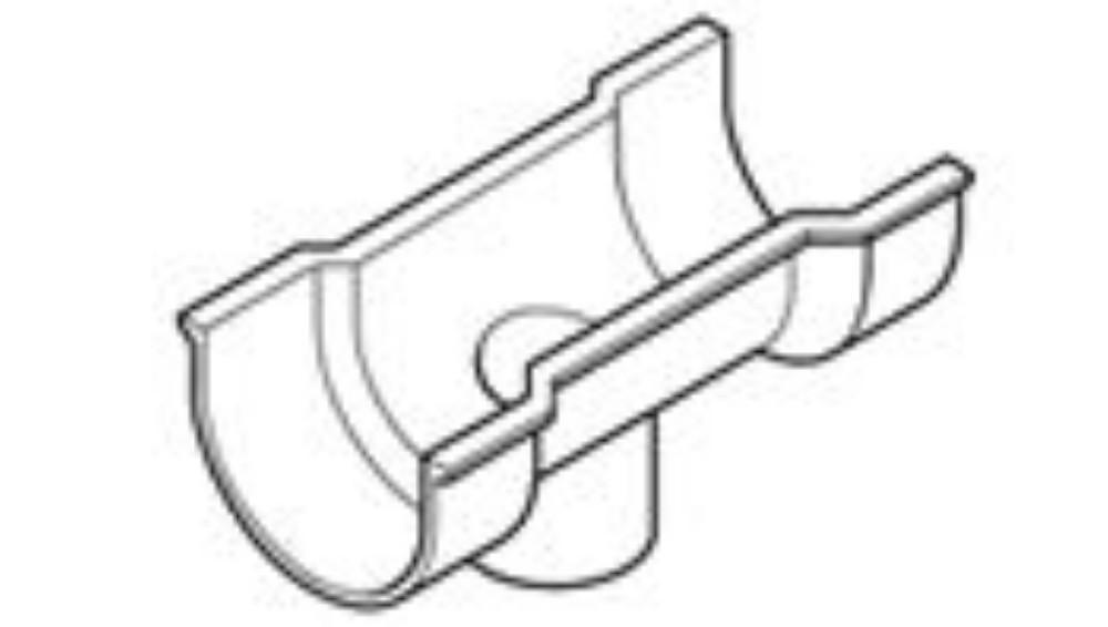 Heritage Gutters Union Clip - Victorian Ogee