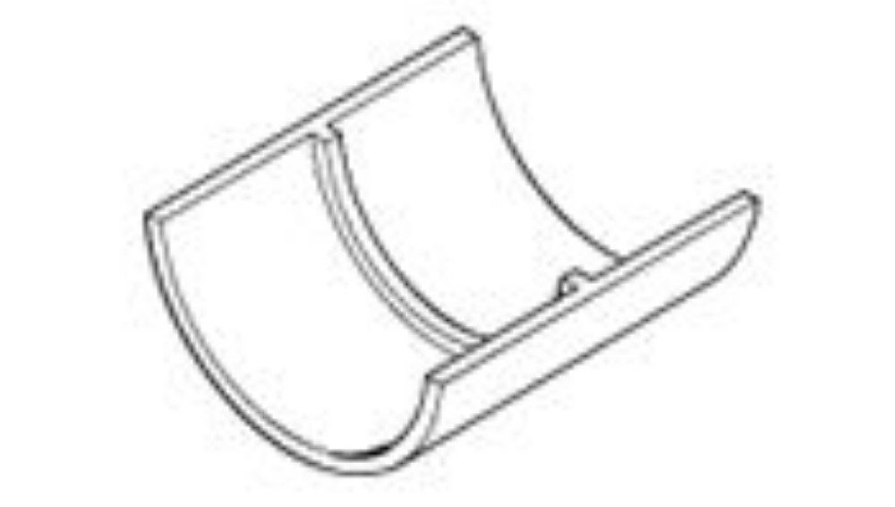 Heritage Gutters Union Clip - Beaded Half Round