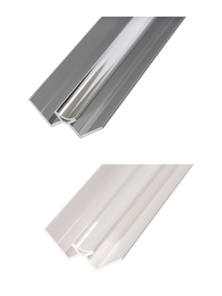 Storm Spectrum Shower Panelling Aluminium Internal Corner - 10mm