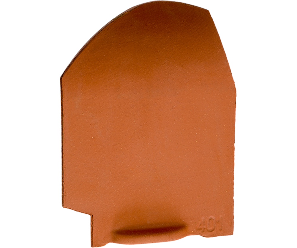 British Ceramics Mediterranean Clay Under Ridge Roof Tile