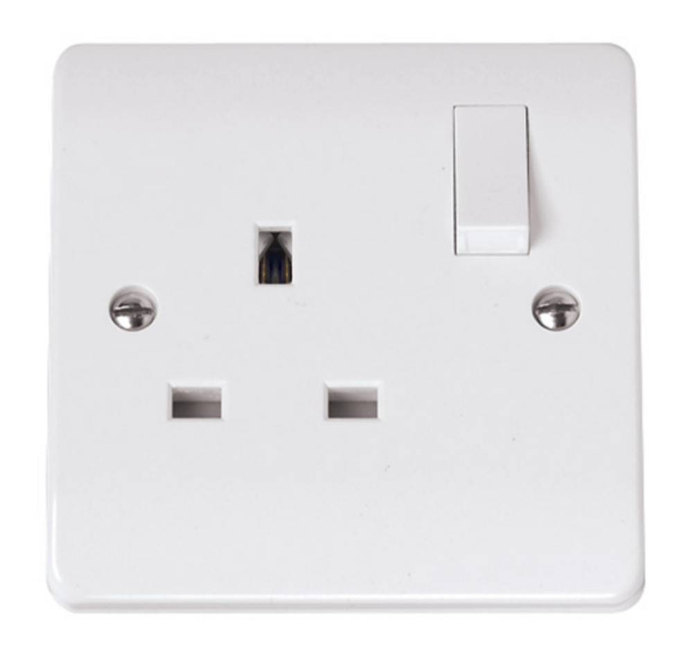 MODE 250V 13A 1 Gang Safety Shutter Socket (Twin Earth)