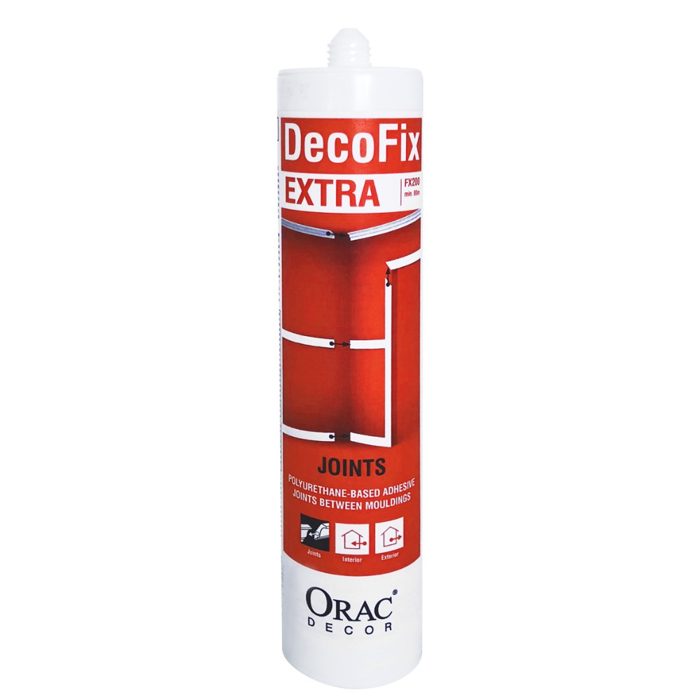 DecoFix EXTRA FX200 Polyurethane Adhesive for Moulding Joints - 310ml ...