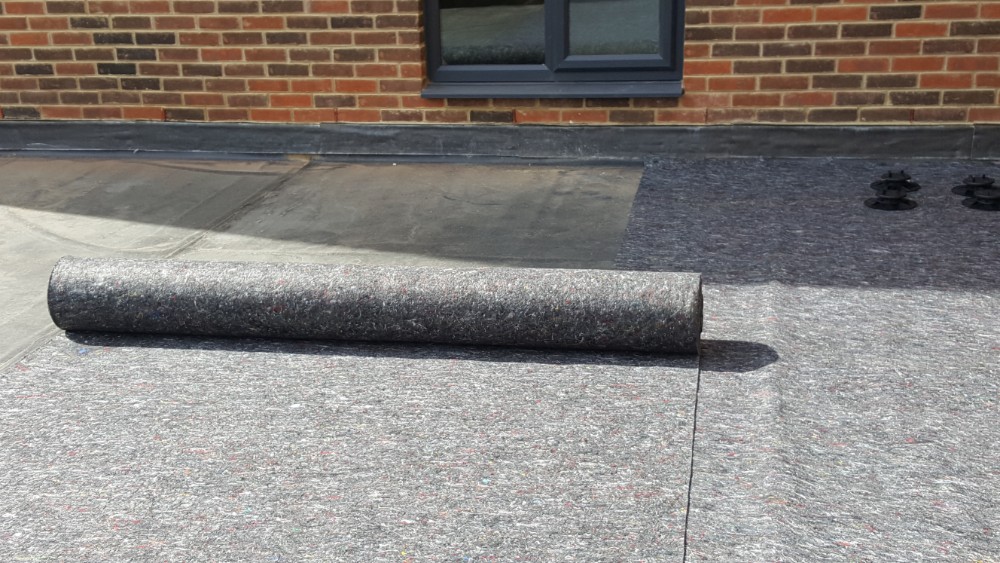 Wallbarn Green Roof Polyester Geotextile Filtration Layer (300gsm) - 1m ...