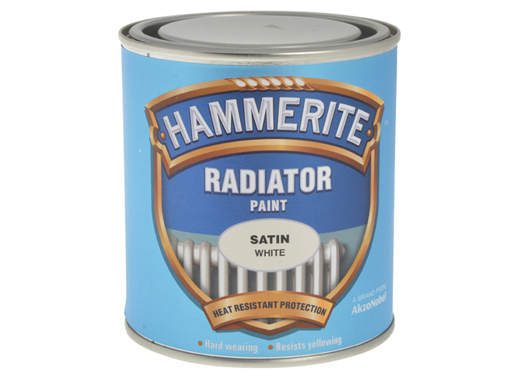 Hammerite Radiator Paint - White - 500ml