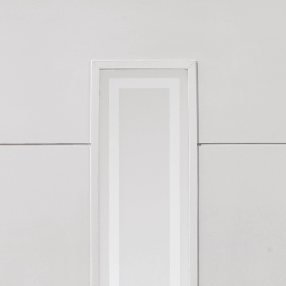Dominion White Internal FD30 Fire Door with Glazing - Primed White