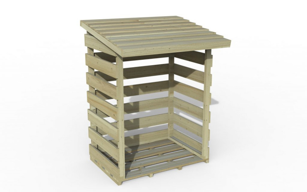 Forest Garden - Pent Log Store | DIY Megastore