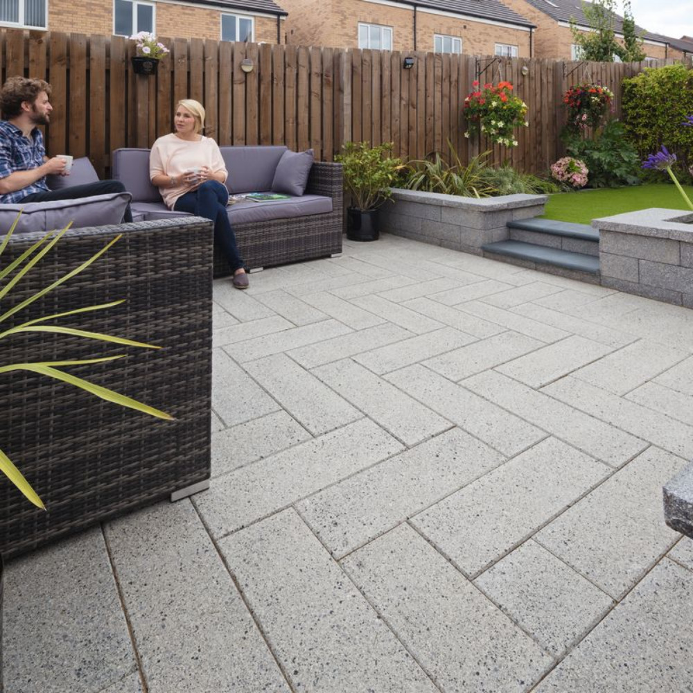 Marshalls Argent Smooth Concrete Paving Slabs