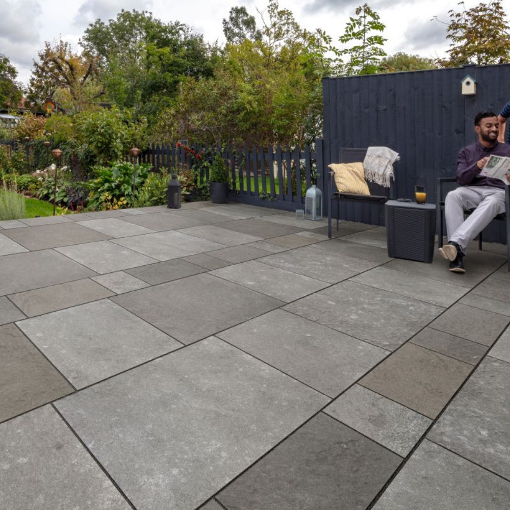 Marshalls Sylvern Grey Limestone Paving Slabs