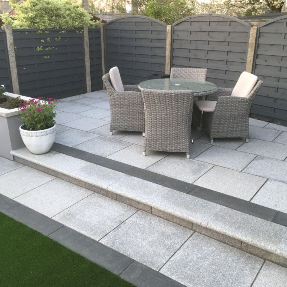 Marshalls Eclipse Natural Granite Paving Steps Kit - 12.6m (Pack of 10)