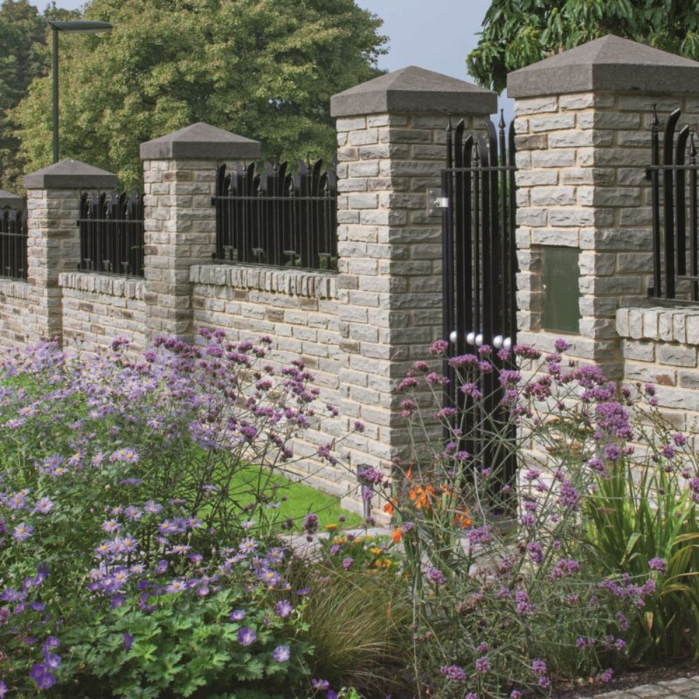 Marshalls Traditional Pitched Natural Sandstone Walling