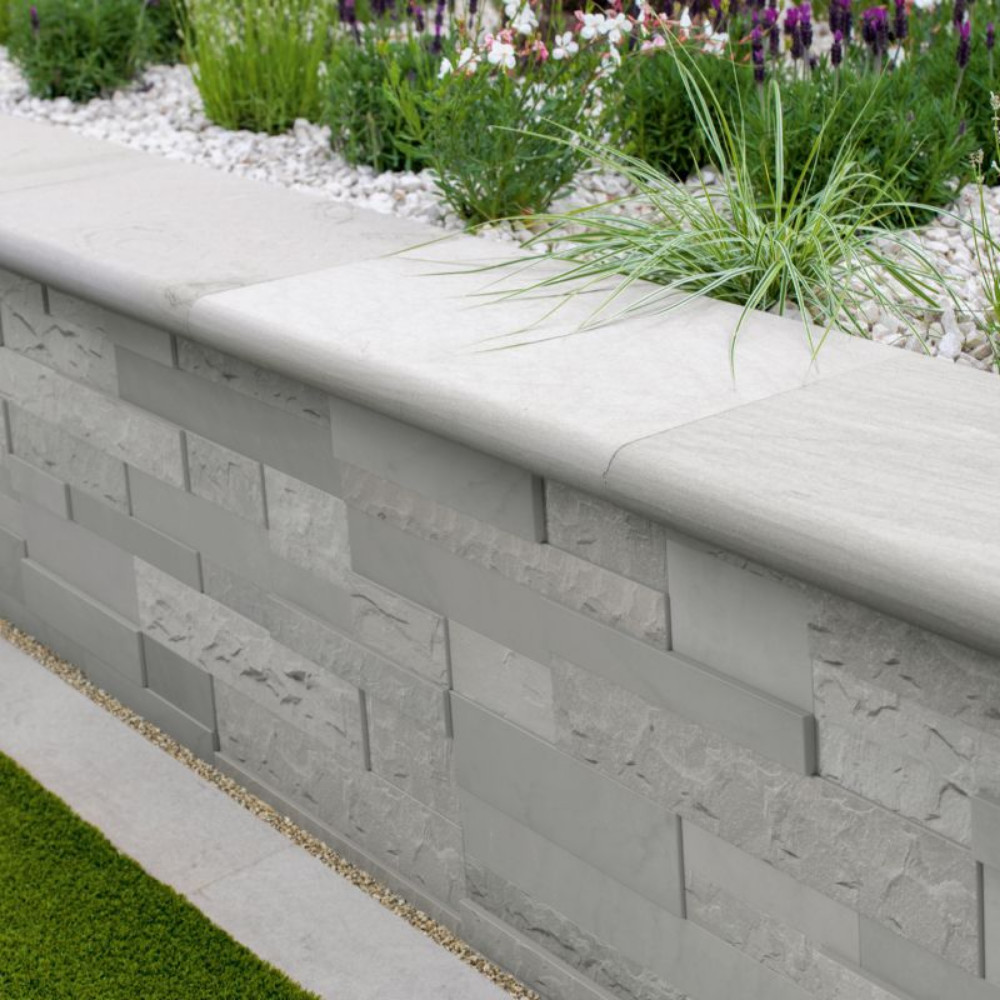 Marshalls Stoneface Mixed Texture Natural Stone Walling Kit - 1.35m2 ...