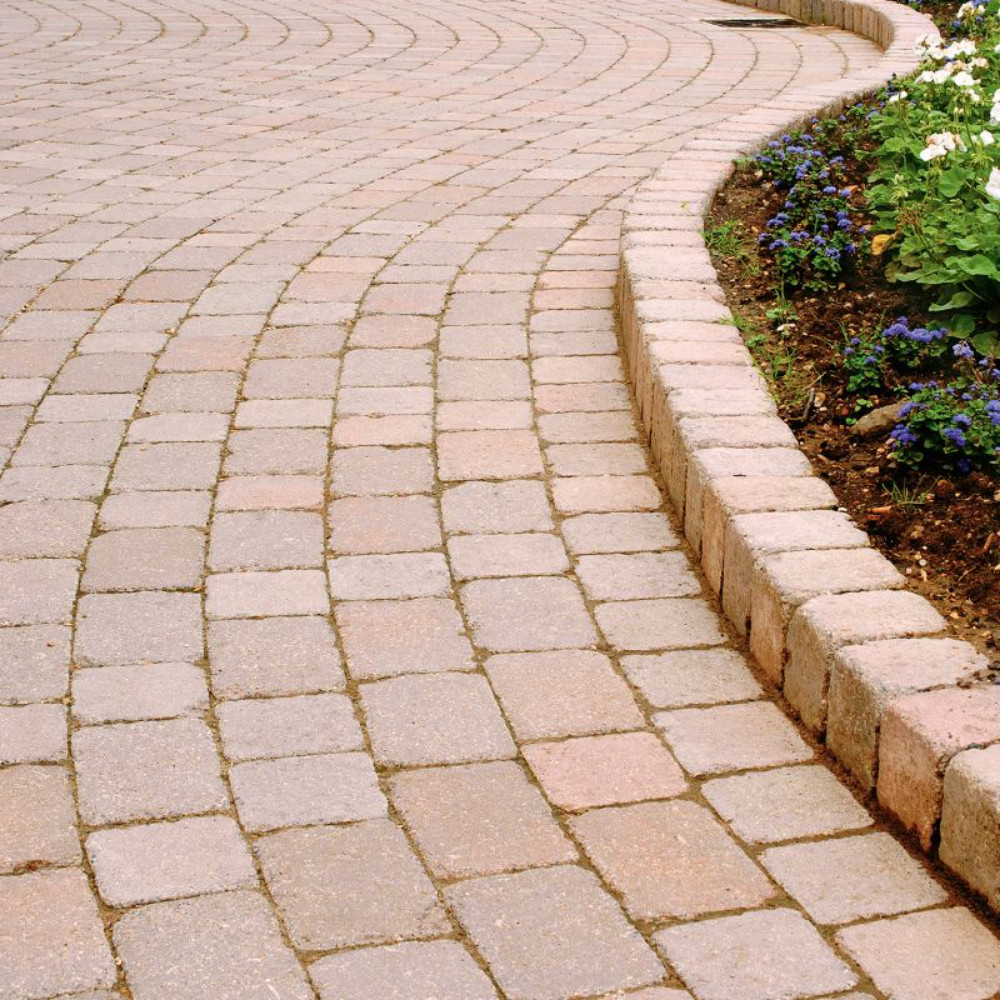 Marshalls Tegula Concrete Internal Radius Kerb Stone - 130 x 160 x 250mm