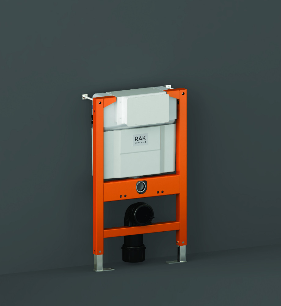 RAK Ceramics Ecofix Wall Hung Top/Front Flush Concealed Cistern/Frame