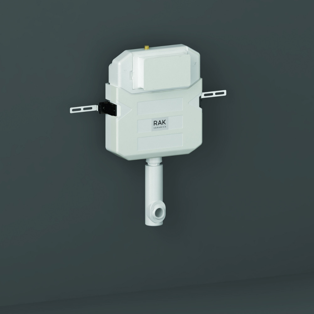 RAK Ceramics Ecofix 12cm Wall Hung Front Flush Concealed Cistern
