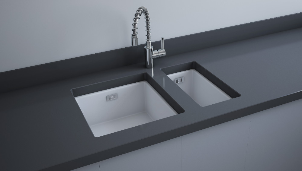 RAK Ceramics Gourmet 7 Rectangular Inset Countertop/Undercounter ...