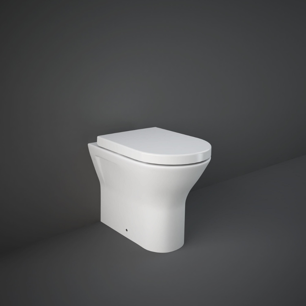 RAK Ceramics Resort Back to Wall Rimless Toilet Bowl - 360mm x 550mm x ...