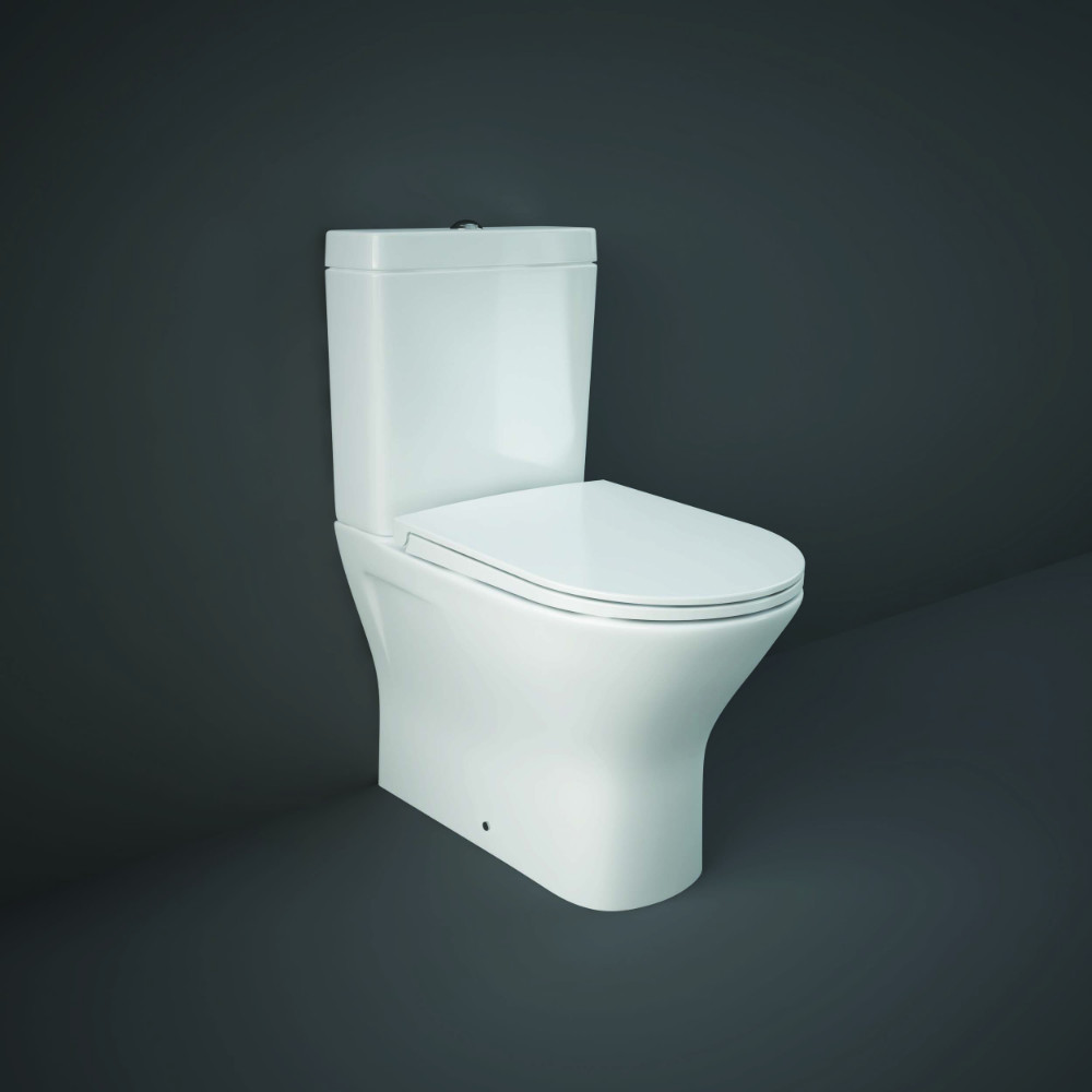 RAK Ceramics Resort Maxi Close Coupled Fully Back to Wall Toilet Bowl ...