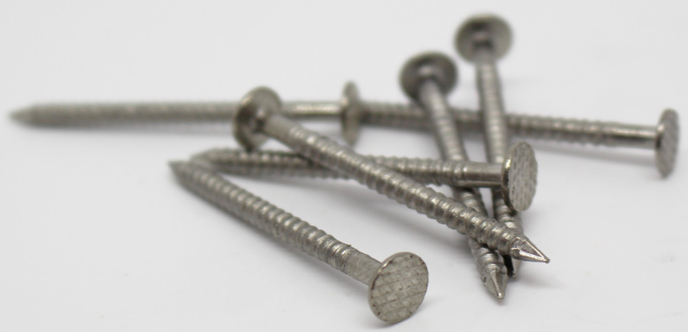 Samac Stainless Steel Annular Ring Clout Nails - 1kg