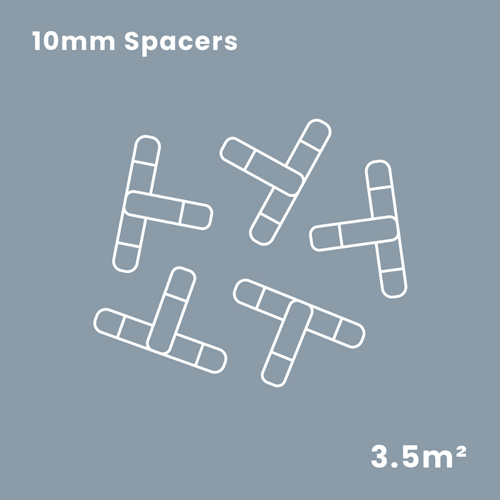 The Brick Tile Co 10mm Brick Slip Spacers - 250/4m2 | DIY Megastore