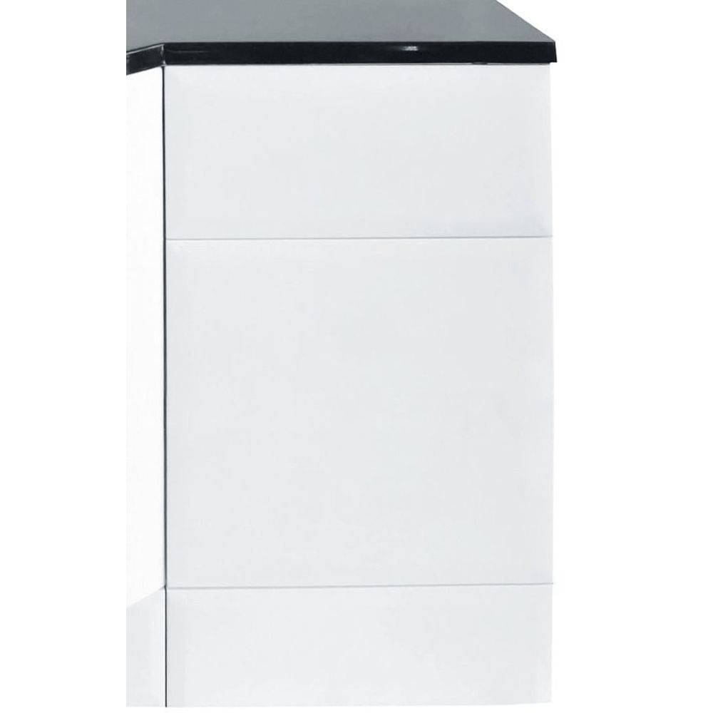 Arley Sparkle White WC Unit - 500mm x 350mm x 800mm | DIY Megastore