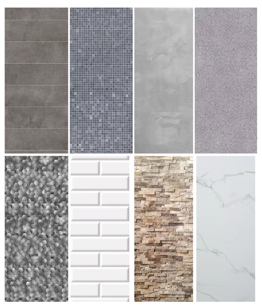 Storm Spectrum Decorative Shower Panelling - 10mm x 1m x 2.4m