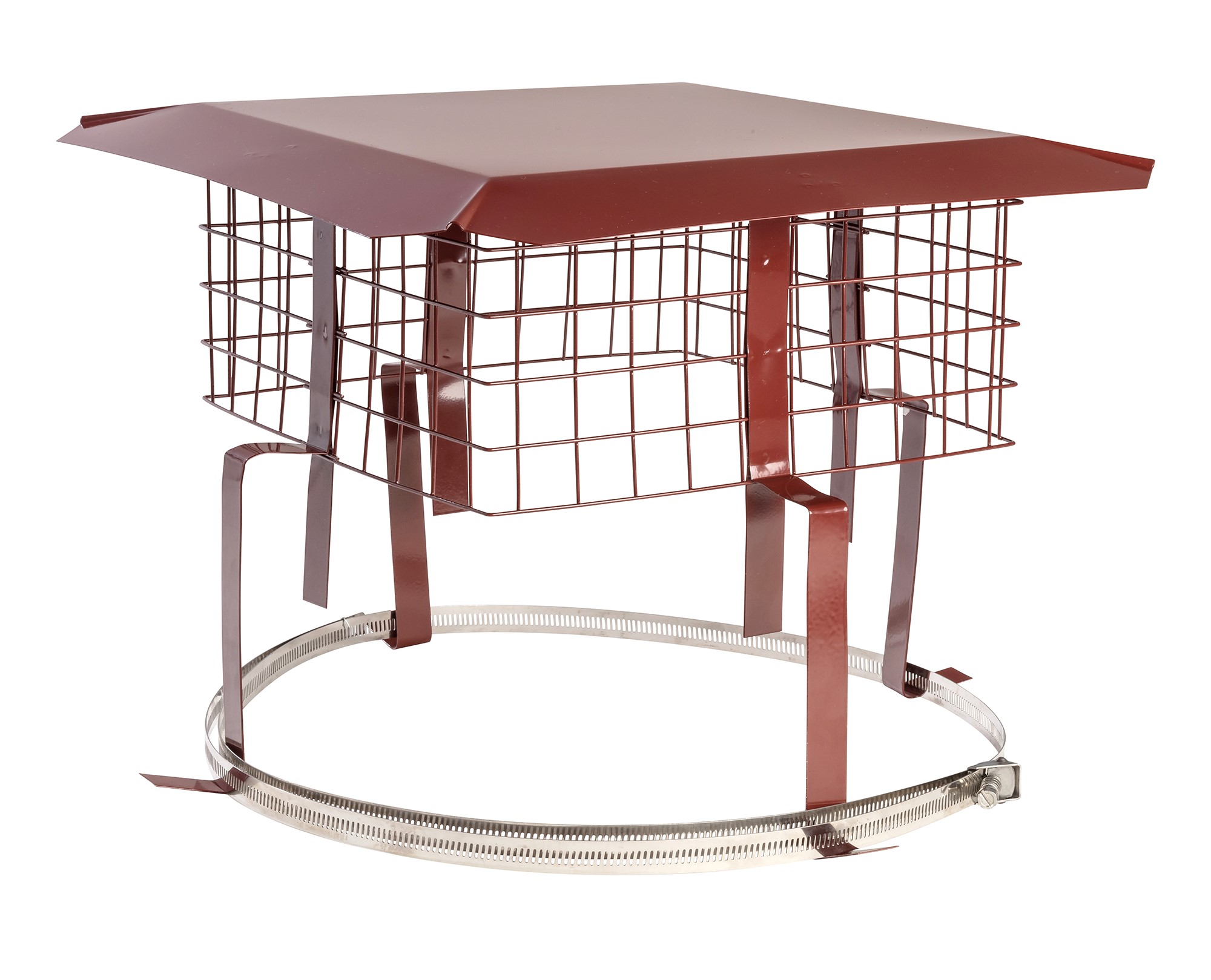 Square Chimney Birdguard - 250mm - Stainless Steel