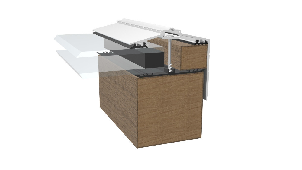 Storm Capex 70 Gable End Finishing Profile Glazing Bar | DIY Megastore