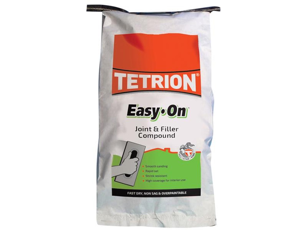 Tetrion Fillers Easy-On Filling / Jointing Compound Sack - 5kg | DIY ...