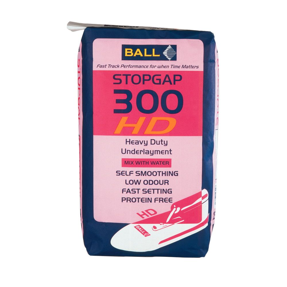 F. Ball & Co Stopgap 300 Heavy Duty Floor Smoothing Underlayment - 25kg
