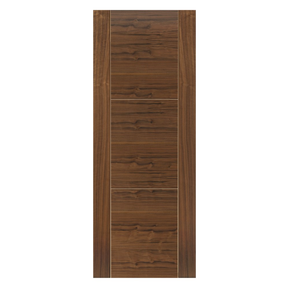Mistral Walnut Internal FD30 Fire Door - Prefinished | DIY Megastore
